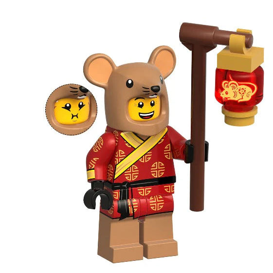 Rat Zodiac (Chinese New Year) Minifigure – Yep Bricks